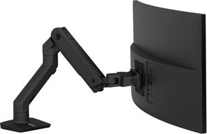 Ergotron Desk Mount for Monitor, Curved Screen Display - Matte Black. 1 ...